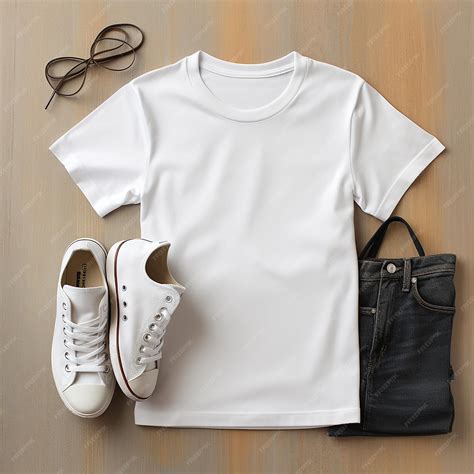 Premium Photo Man White T Shirt Mock Up