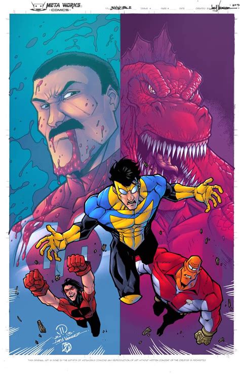 Invincible Colors Battle Artist By Bdstevens On Deviantart Artist Image Comics Savage Dragon