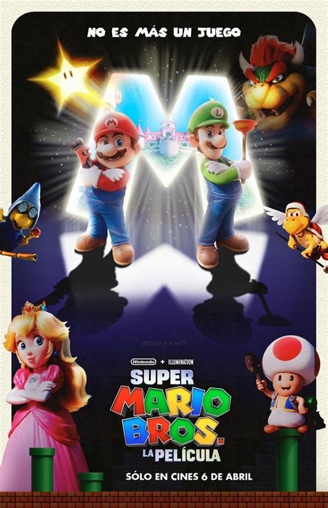 Super Mario Bros Movie Poster Super Mario Bros Movie Heads Back To