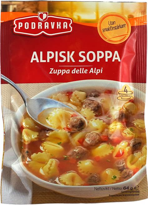 Alpisk Köttsoppa Podravka Eko