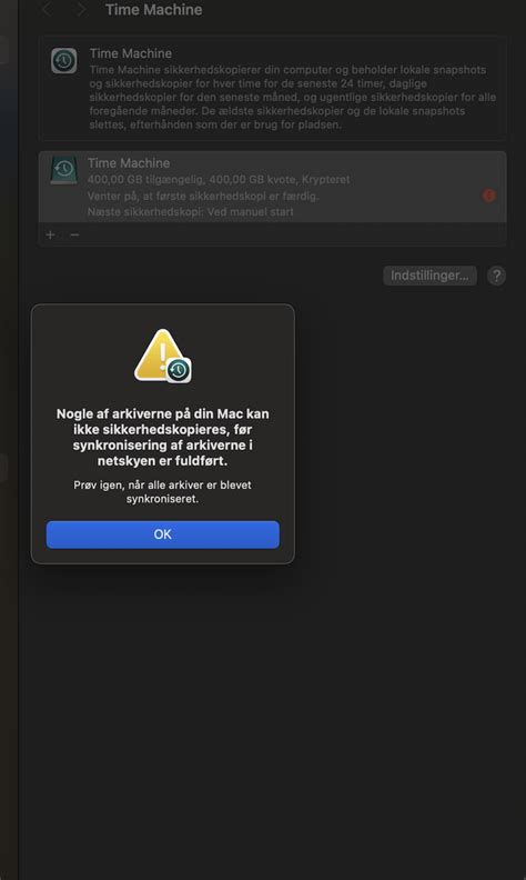 Trouble With First Backup To Time Machine R Macos