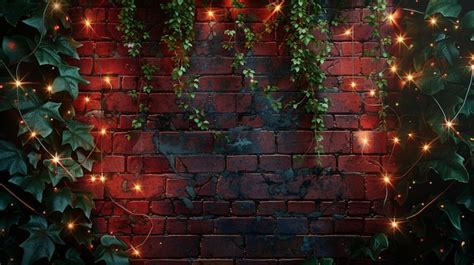 Brick Wall Decor Background Premium Ai Generated Image