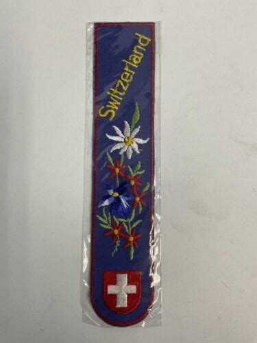 Vintage Switzerland Unused Patch Rgnubayebay