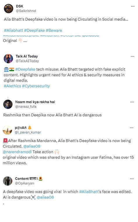 Alia Bhatt Is The Latest Victim Of Obscene Deepfake Video After