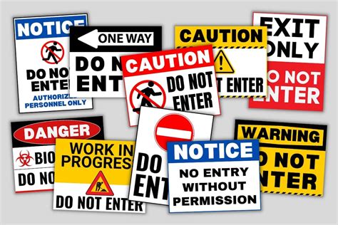 Free Printable Do Not Enter Signs