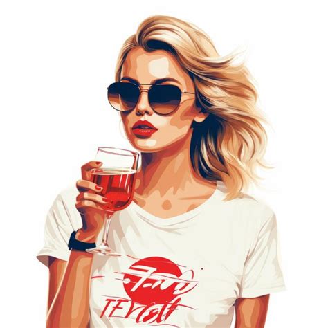 Premium Ai Image Modern Taylor Swift Vector Design On White Background