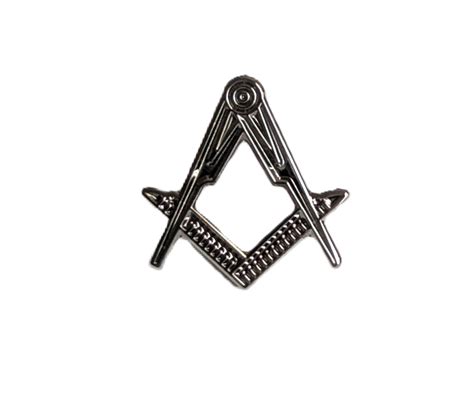 Small Silver Square And Compasses Lapel Pin Badge Shop At Freemasons Hall