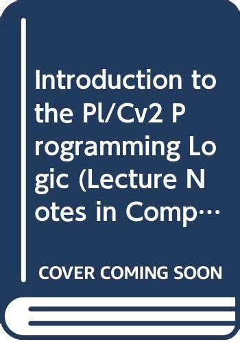Buy Introduction To The Plcv2 Programming Logic 135 Lecture Notes In