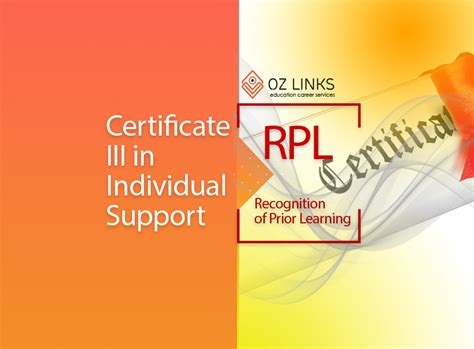 Rpl Program Australia Certificate Iii In Individual Support