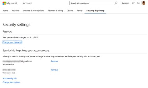 enable two factor authentication with microsoft accounts and