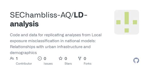 Github Sechambliss Aqld Analysis Code And Data For Replicating