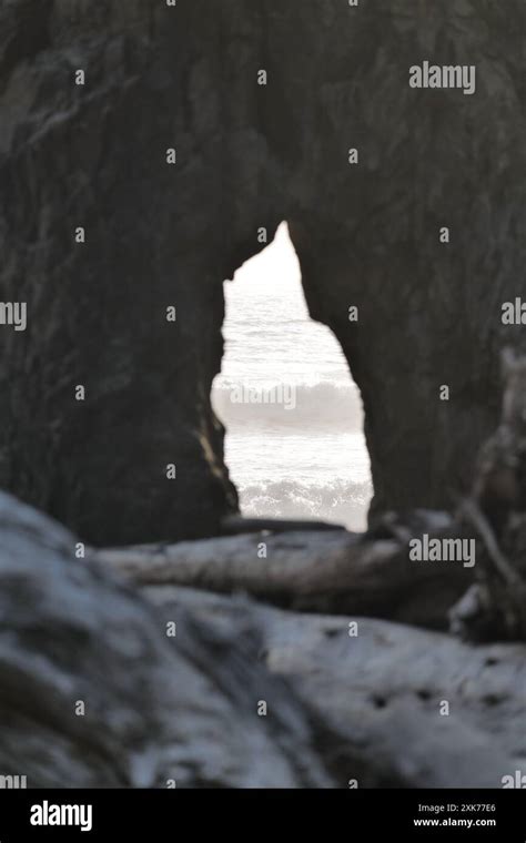 Ruby Beach Along The Pacific Coast Of Highway 101 On The Olympic Peninsula In Olympic National