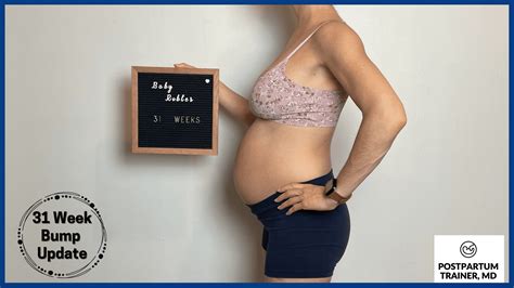My 31 Week Pregnant Belly Bump Updates With Pictures Postpartum