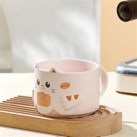 Cute Stackable Cat And Bunny Mugs Kore Kawaii