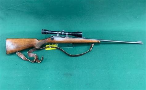 22 Brno Model 2 Bolt Action Blued Wood With 4x40 Tasco Scope No