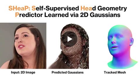 📢 Sheap Self Supervised Head Predictor Learned Via 2d Gaussians