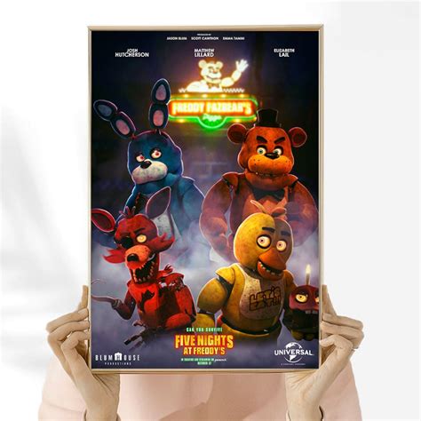 Five Nights At Freddys Movie Poster Wall Art Room Decor Home Decor