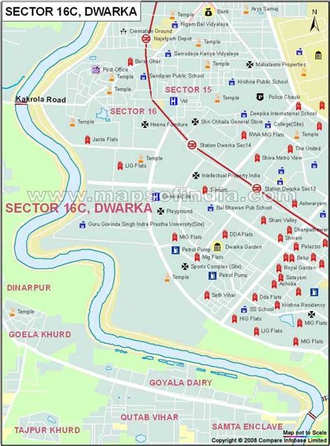 Sector 16c Dwarka Map