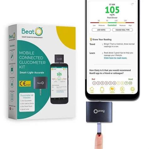 Plastic Beato Smart Glucometer Machine Set 50 At ₹ 400piece In
