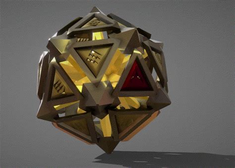 Trying To Learn 3d Modeling Designed My First D20 Today R3dmodeling
