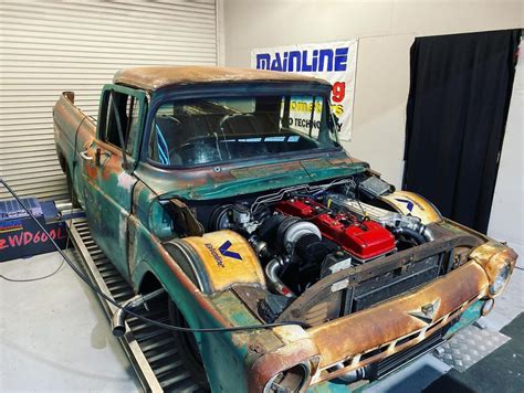 Classic Ford Truck With A Turbo Barra Inline Six