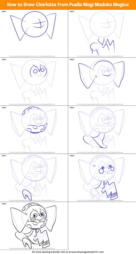 How To Draw Charlotte From Puella Magi Madoka Magica Puella Magi
