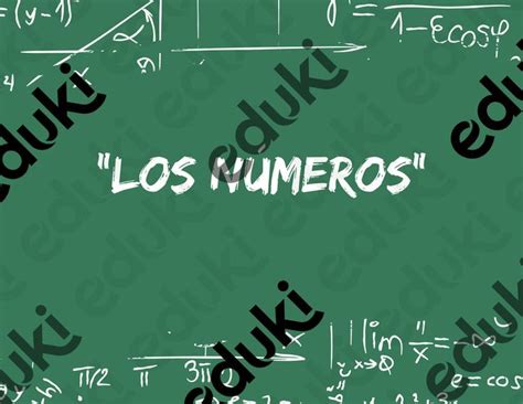 Los Números Workbook Material De La Siguiente Asignatura Matemáticas