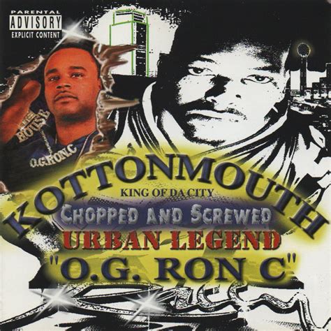 Og Ron C Kottonmouth Urban Legend Rare Texas Mixtapes