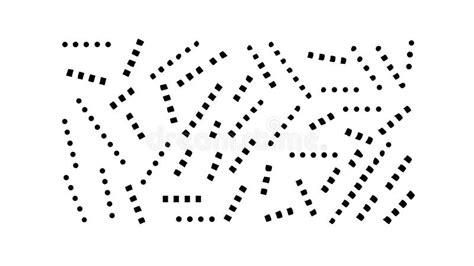 Abstract Random Dots And Lines Pattern Vector Design Generative Ai Stock Vector Illustration