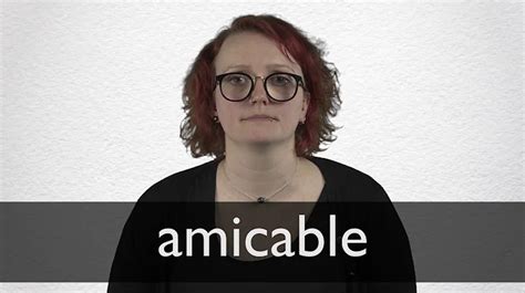 How To Pronounce Amicable 2025