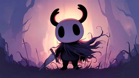 Hollow Knight The Knight Void Hearts Desktop Wallpaper 4k