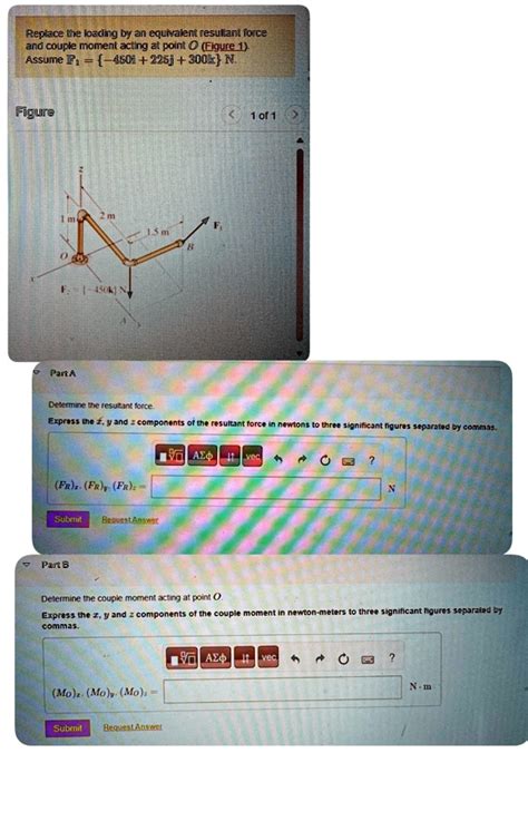 Replace The Loading By An Equivalent Resultant Force And Couple Moment