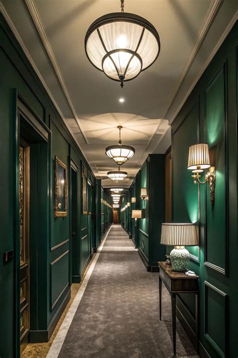 17 Stylish Dark Green Hallway Ideas