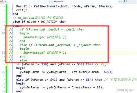 【delphi】windows系统下的键盘钩子 delphi 钩子模拟 csdn博客