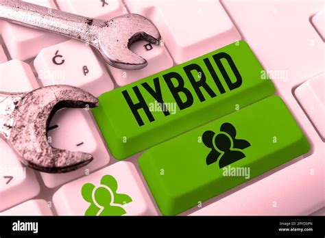 Handwriting Text Hybrid Business Idea Offspring Of Two Plants Or