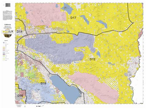 California Deer Hunting Zone D12c Map Map By Huntdata Llc Avenza