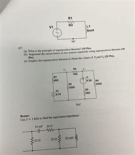 Solved Q A What Is The Principle Of Superposition Chegg