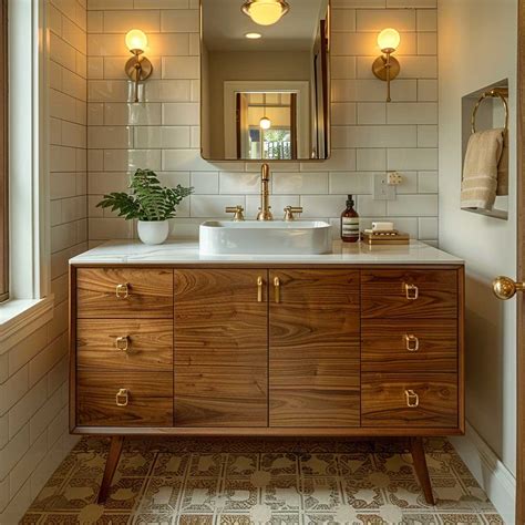 Timeless Mid Century Modern Bathroom Vanity Ideas
