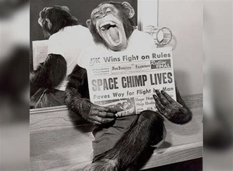 On November 29th 1961 Ham The Chimp Became The First Chimpanzee To