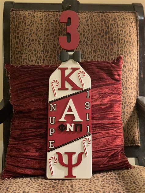 Kappa Alpha Psi Paddle For Sorority Members