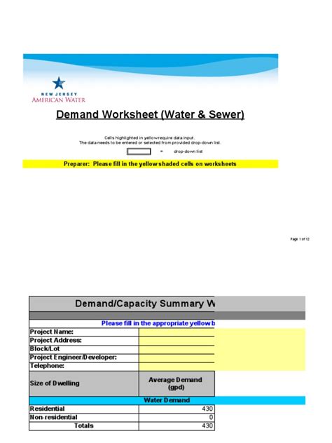 Demand Calculator Pdf