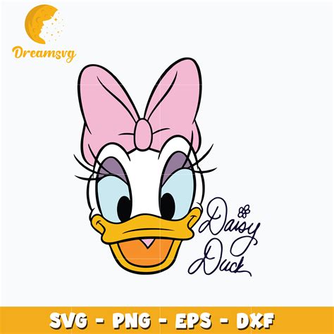 Daisy Duck Face Disney Svg Dreamsvg Store