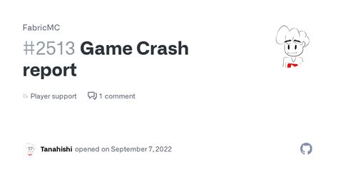 Game Crash Report · Fabricmc · Discussion 2513 · Github