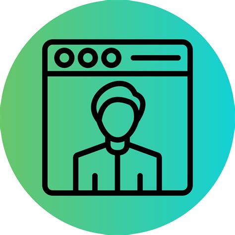 Web User Vector Icon Design Vector Art At Vecteezy