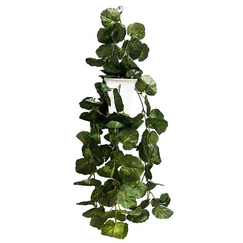 قیمت و خرید گلدان به همراه گل مصنوعی مدل آویز مربعی برگ شمعدانی