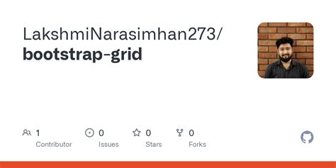 Github Lakshminarasimhan273bootstrap Grid