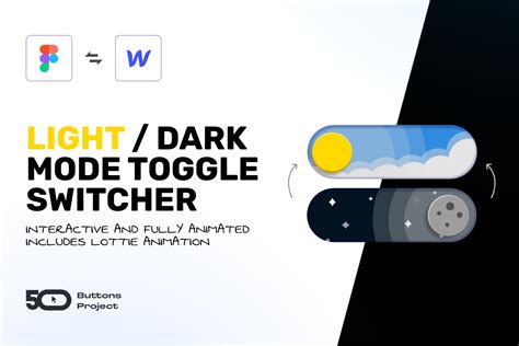 Light Dark Mode Toggle Switcher Button 29 Webflow