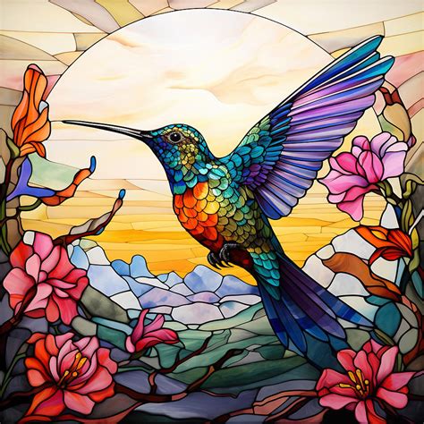 Hummingbird Stained Glass Photograph By Athena Mckinzie Pixels