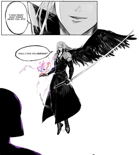 Sephiroth And Darth Vader Final Fantasy And 2 More Drawn By
