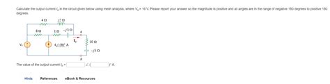 Solved In The Circuit Given Below Using Mesh Analysis Where Chegg